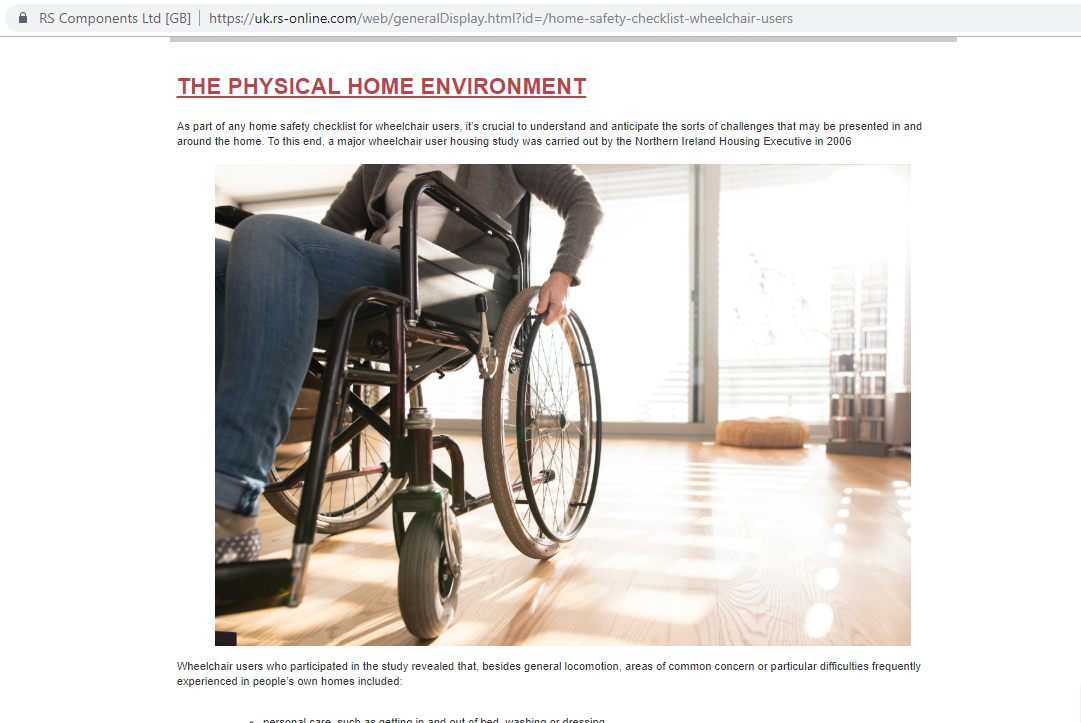 Safety Checklist for Wheelchair Users - The Corn Flake Travellers Website